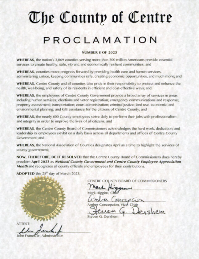 County and government employees recognized | News, Sports, Jobs - The ...